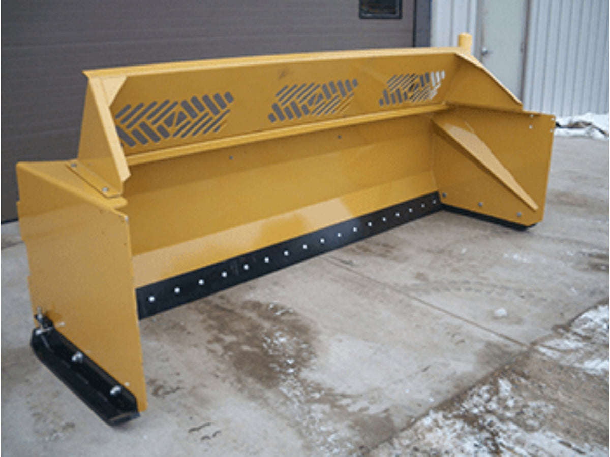 Haugen 30" Bucket-Mounted Snow Pusher | Snow Attachment — Landboss