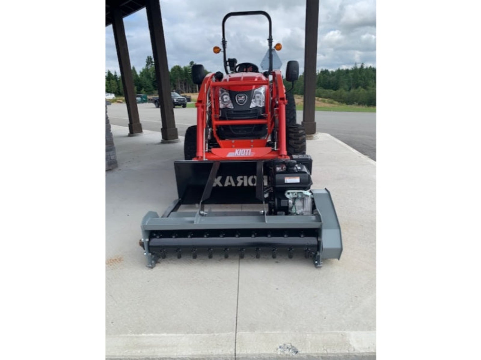 Forax GP40 Gas Mulcher – 40" Forestry Cutter for Compact Tractors ...
