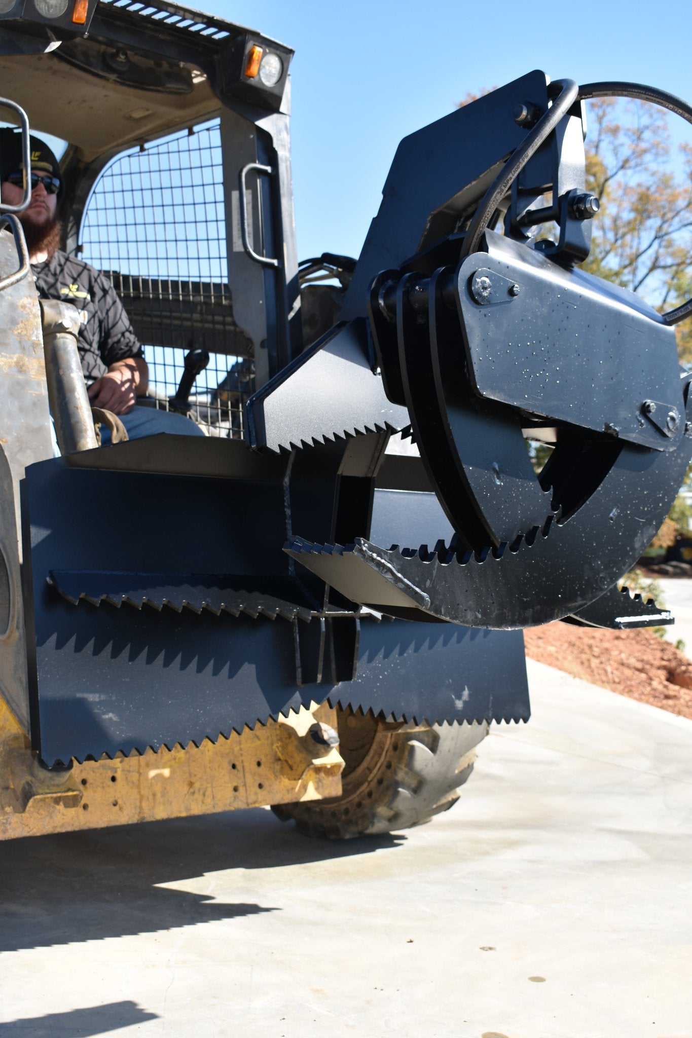 Loflin Fabrication Log Grapple | Manual & Hydraulic Rotation | For Skid ...
