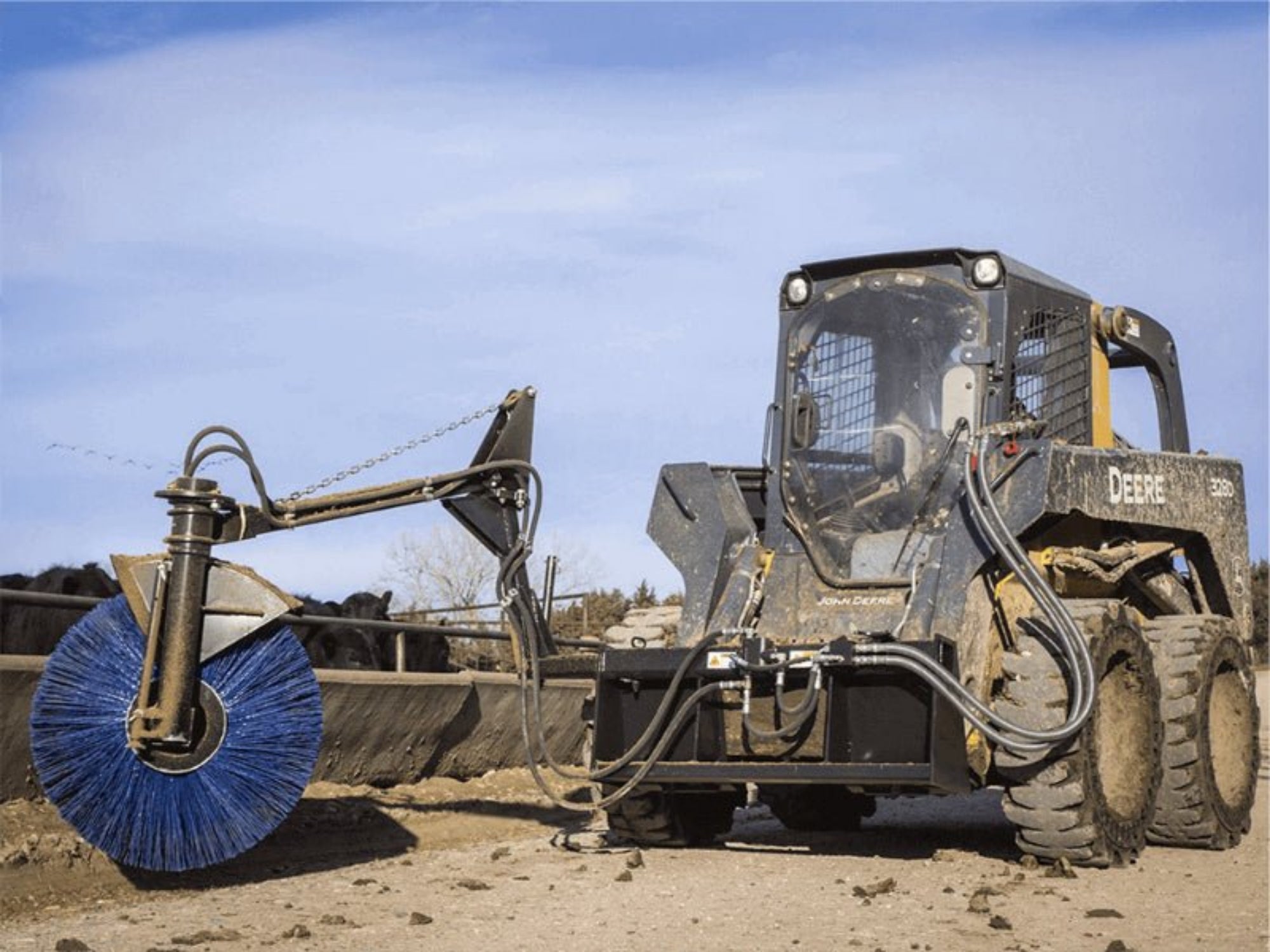 Feed Bunk Sweeper for Skid Steers | Maxx Attachments — Landboss